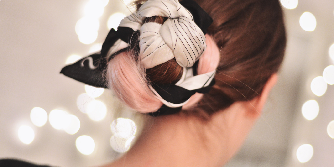 DIY: Scarf bun (enkel, snabb & chic frisyr) • ADARAS Blogazine